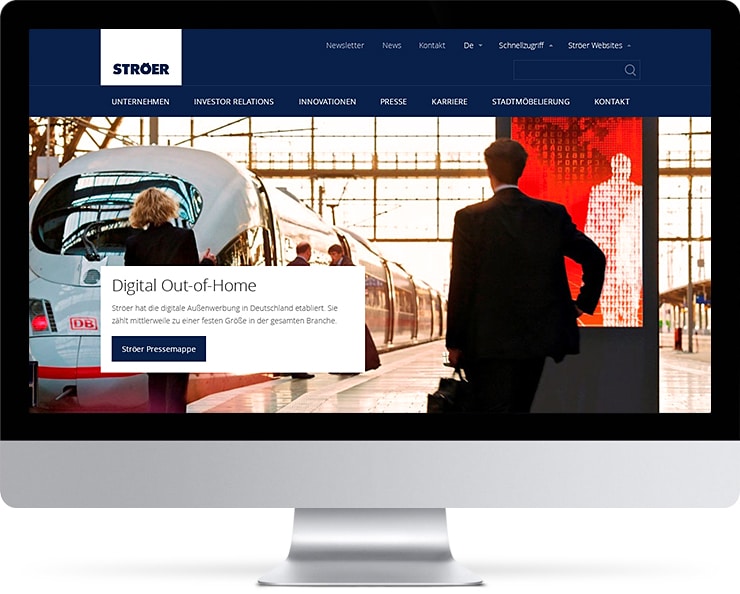 Website Relaunch für Ströer Media Deutschland